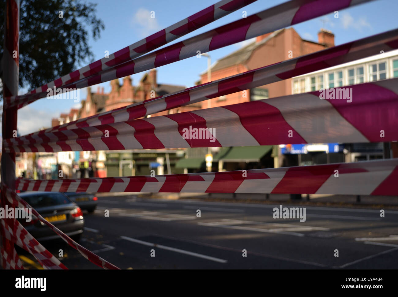 Pedestrian safety barrier hi-res stock photography and images - Alamy