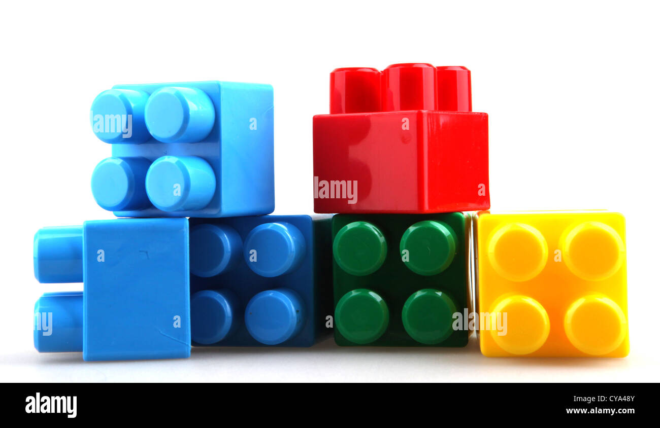 Bricks lego construct Cut Out Stock Images & Pictures - Alamy
