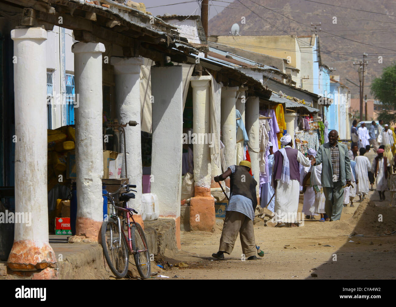 Old Keren Market, Eritrea Stock Photo - Alamy