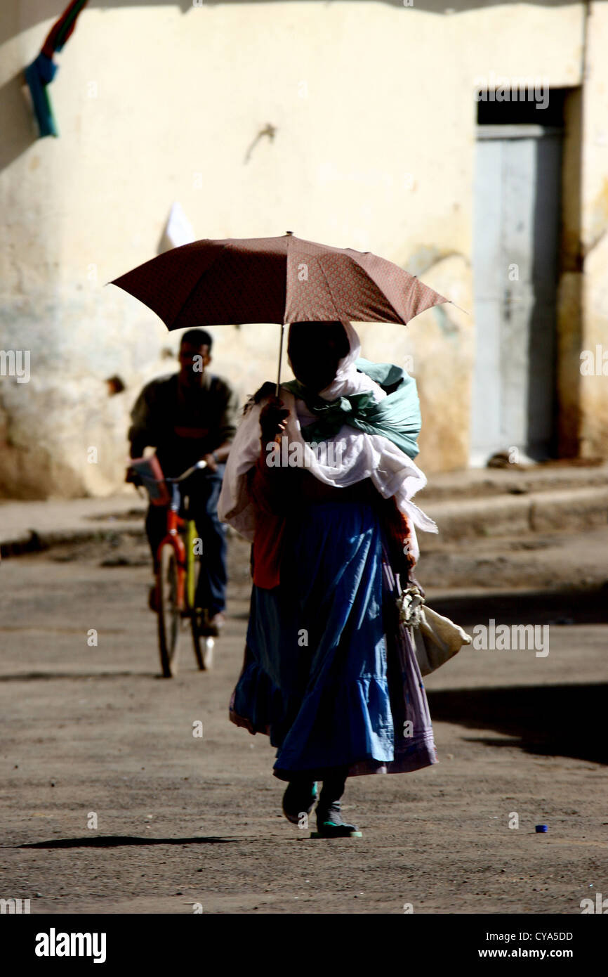 People In Asmara Street, Eritrea Stock Photo - Alamy