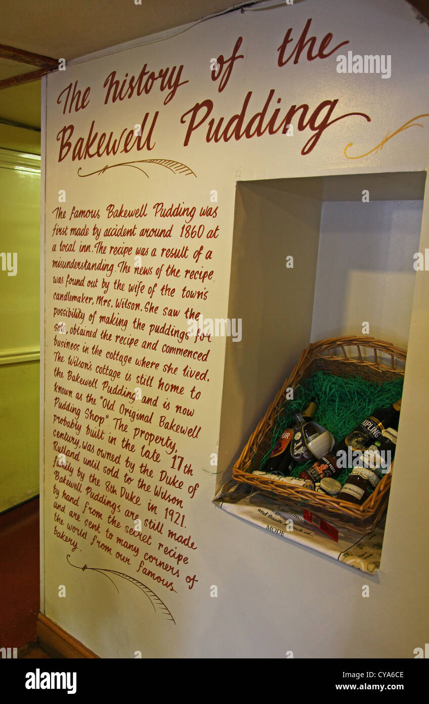 The Original Bakewell Pudding shop in Bakewell Derbyshire Peak District ...