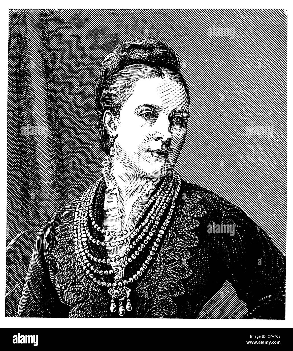 Royal family woman hi-res stock photography and images - Alamy