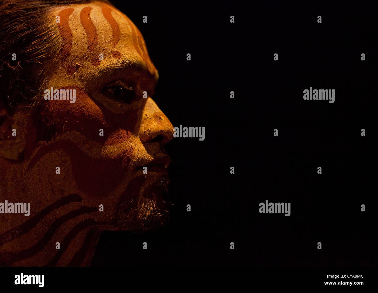 Easter island body painting tapati hi-res stock photography and images ...