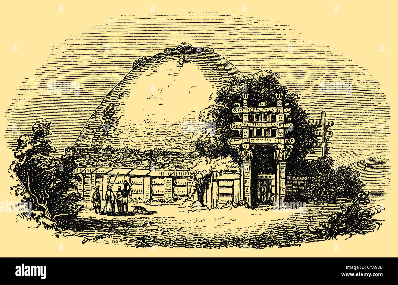 India woodcut hi-res stock photography and images - Alamy
