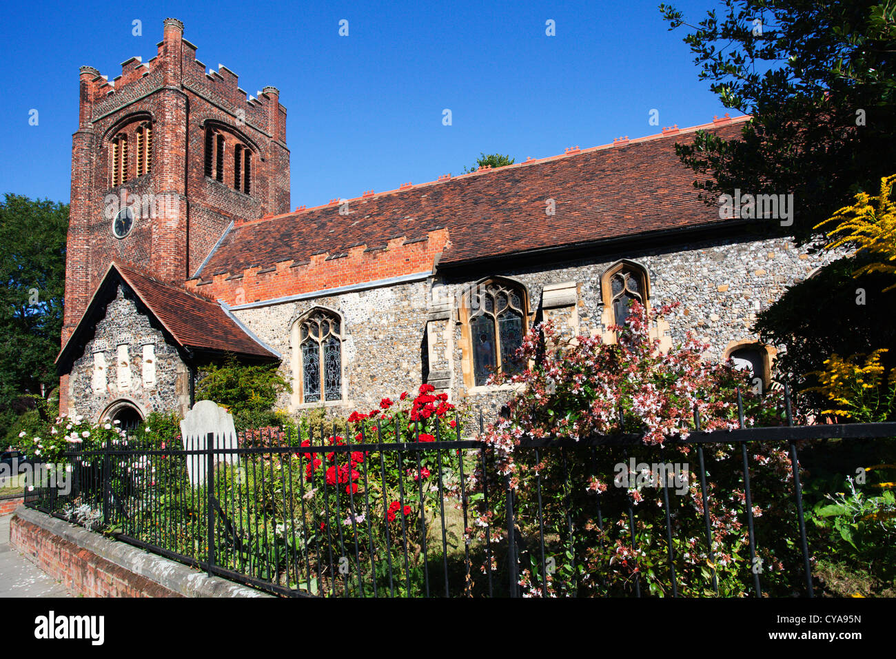St Mary at the Elms Parish Church Ipswich Suffolk England Stock Photo ...