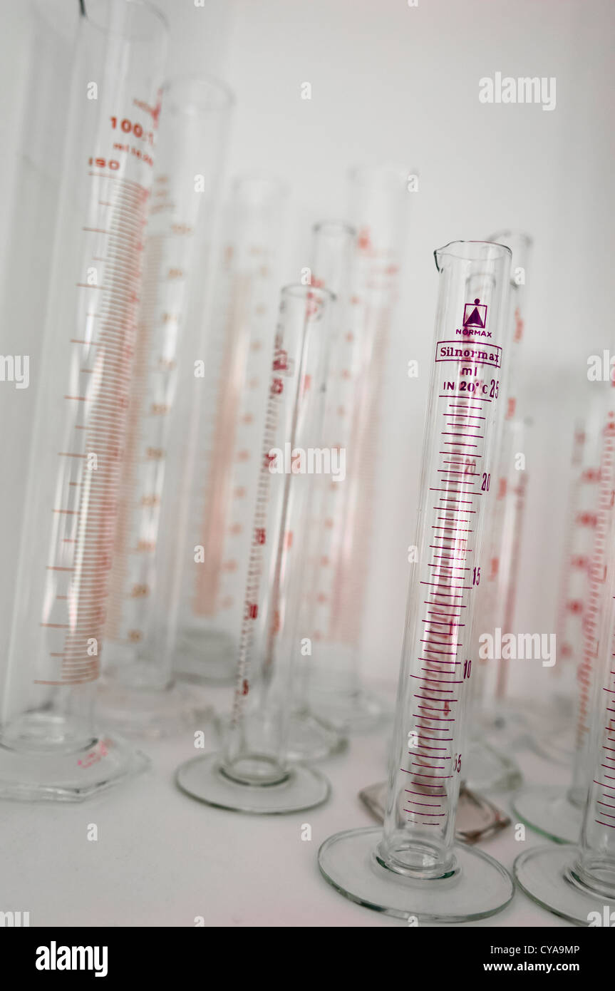 Real life detail of a chemical laboratory environment Stock Photo - Alamy