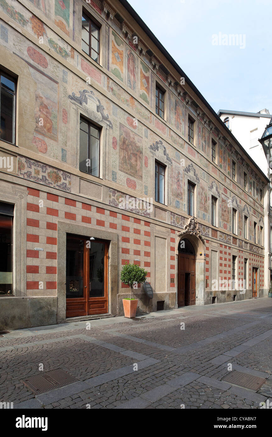 Europe Italy Piedmont Turin Palazzo Scaglia di Verrua Stock Photo - Alamy