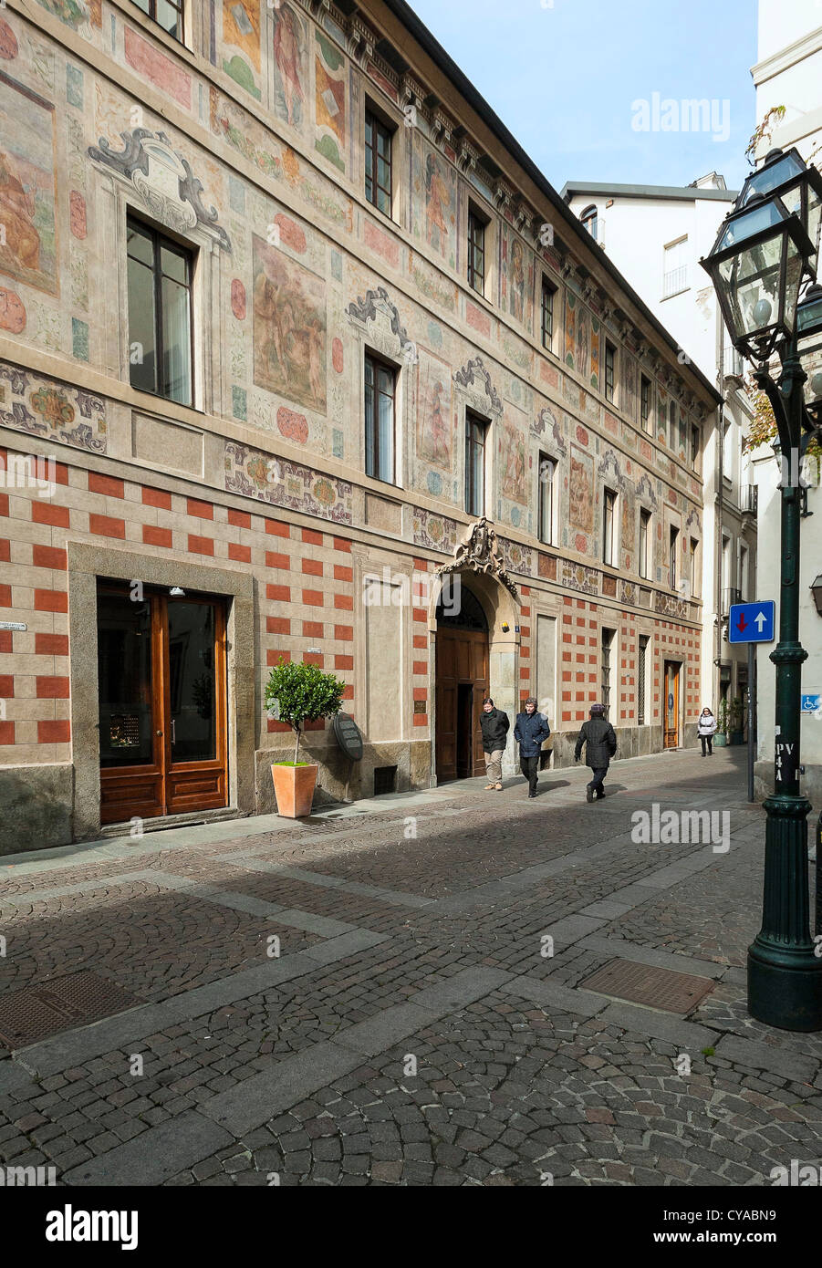 Europe Italy Piedmont Turin Palazzo Scaglia di Verrua Stock Photo - Alamy