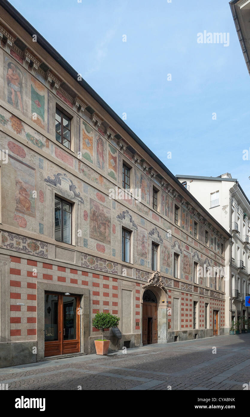 Europe Italy Piedmont Turin Palazzo Scaglia di Verrua Stock Photo - Alamy