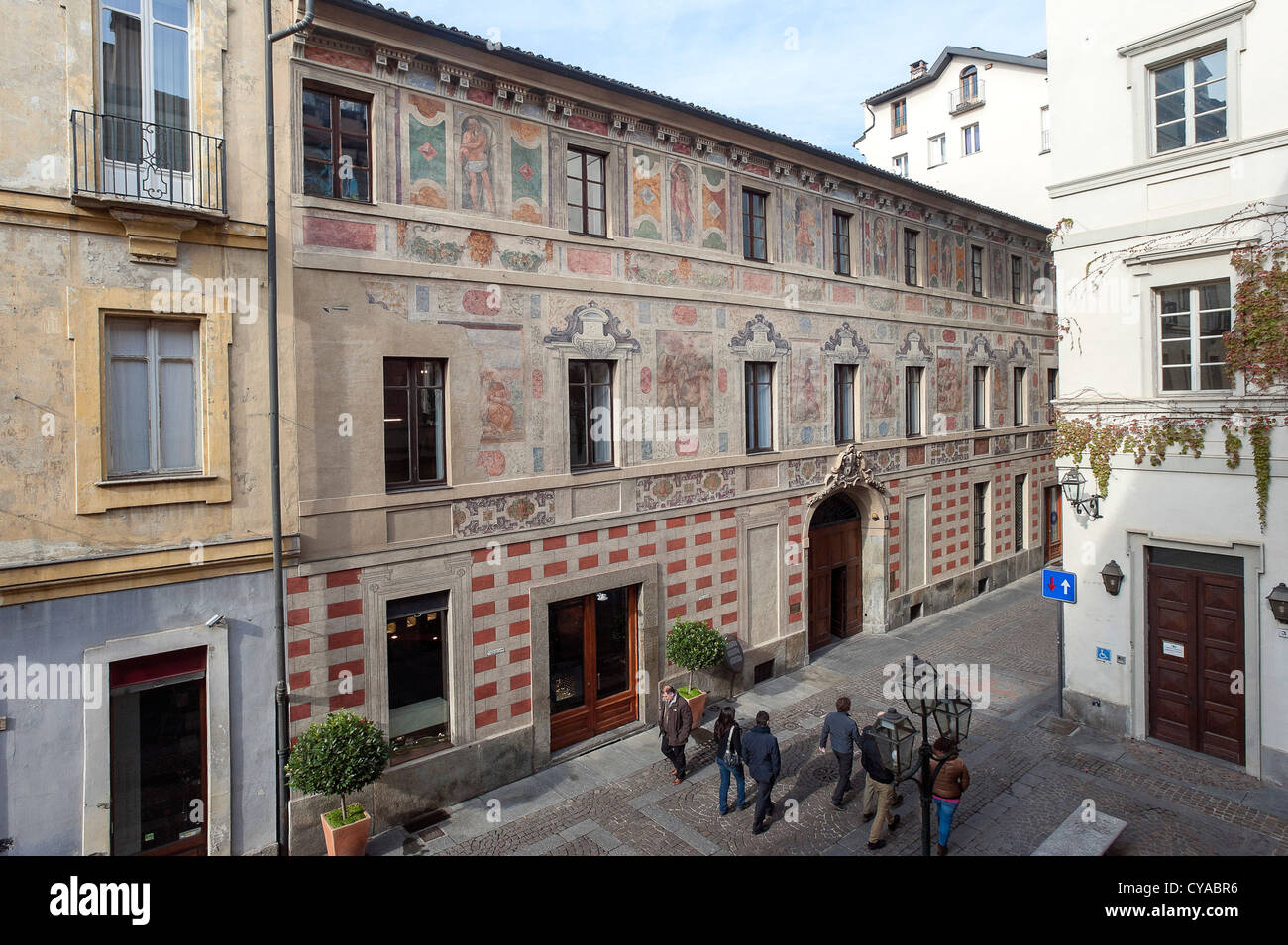 Europe Italy Piedmont Turin Palazzo Scaglia di Verrua Stock Photo - Alamy