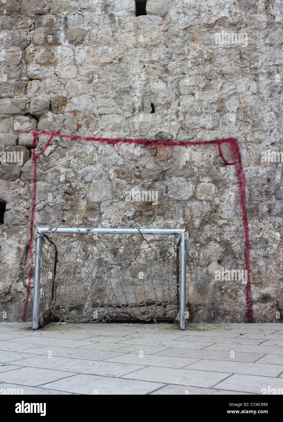 Football goal posts hi-res stock photography and images - Alamy
