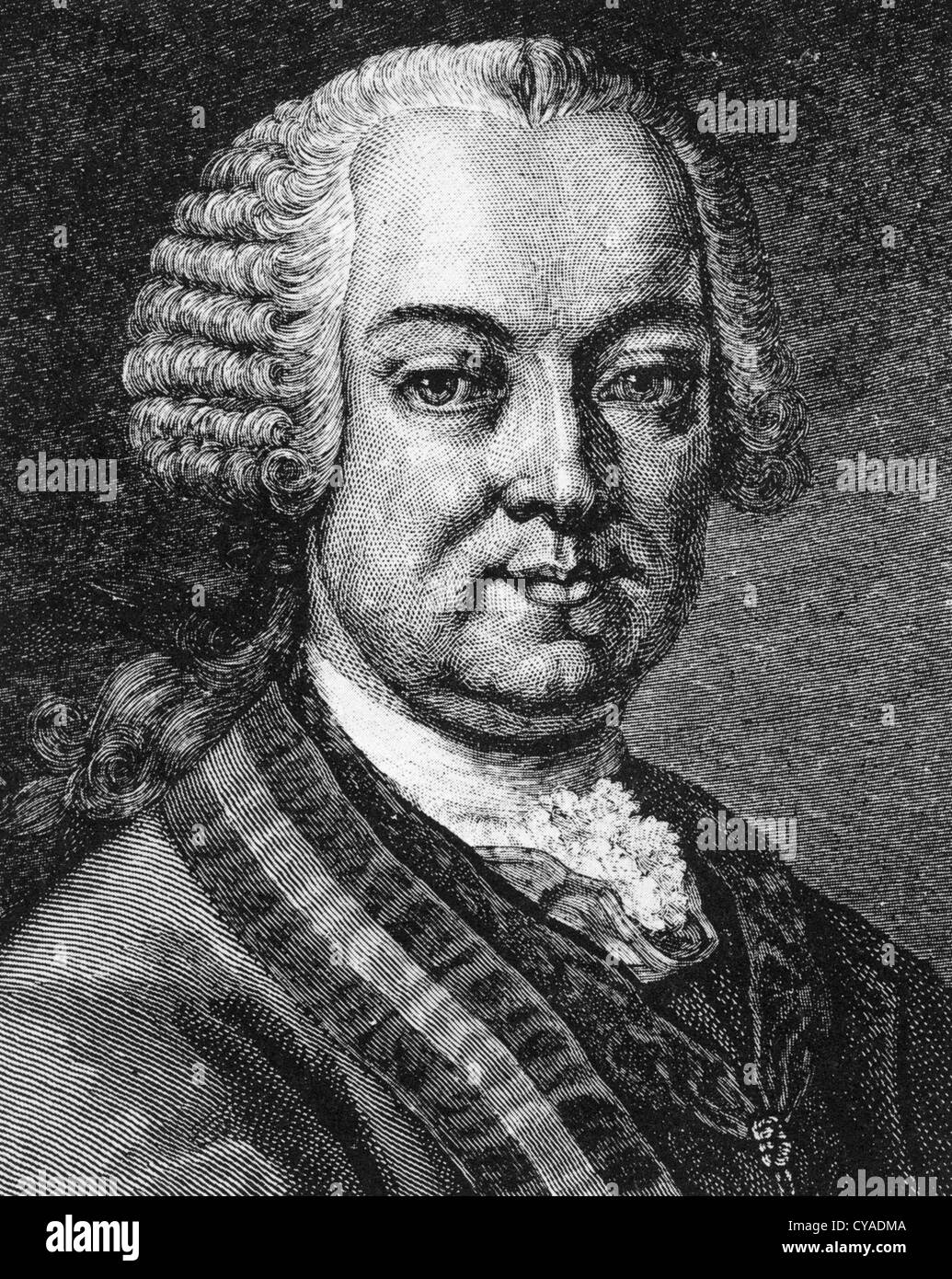 COUNT LEOPOLD JOSEPH von DAUN (1705-1766) Austrian Field Marshal Stock ...