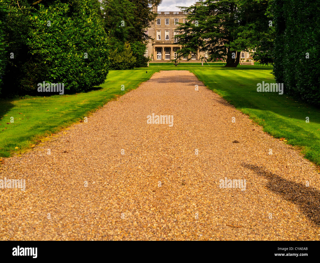 manor house with drive Stock Photo - Alamy