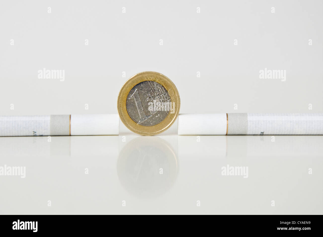 cigarette and euro Stock Photo - Alamy