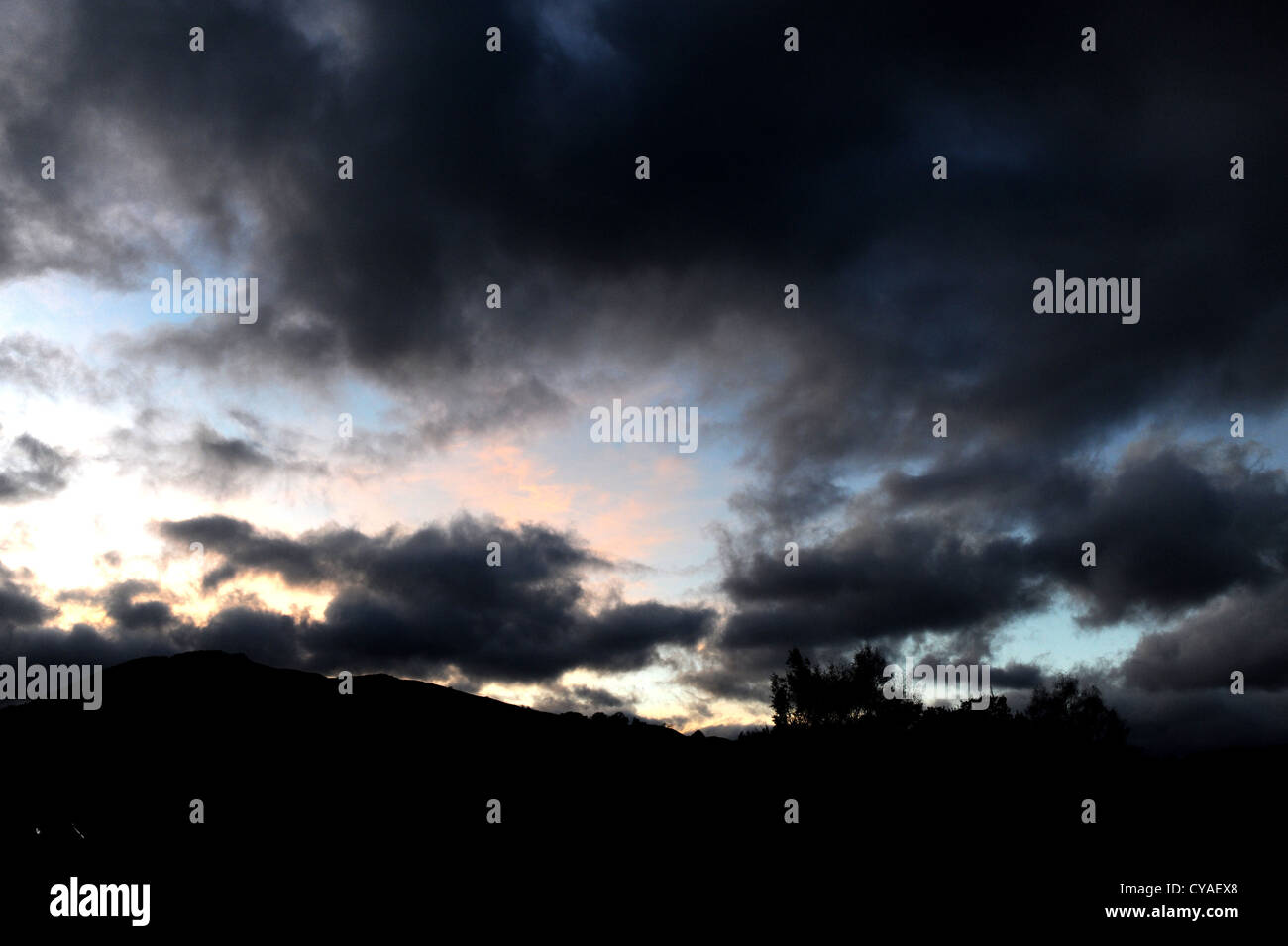 Swirling cloud formation hi-res stock photography and images - Alamy