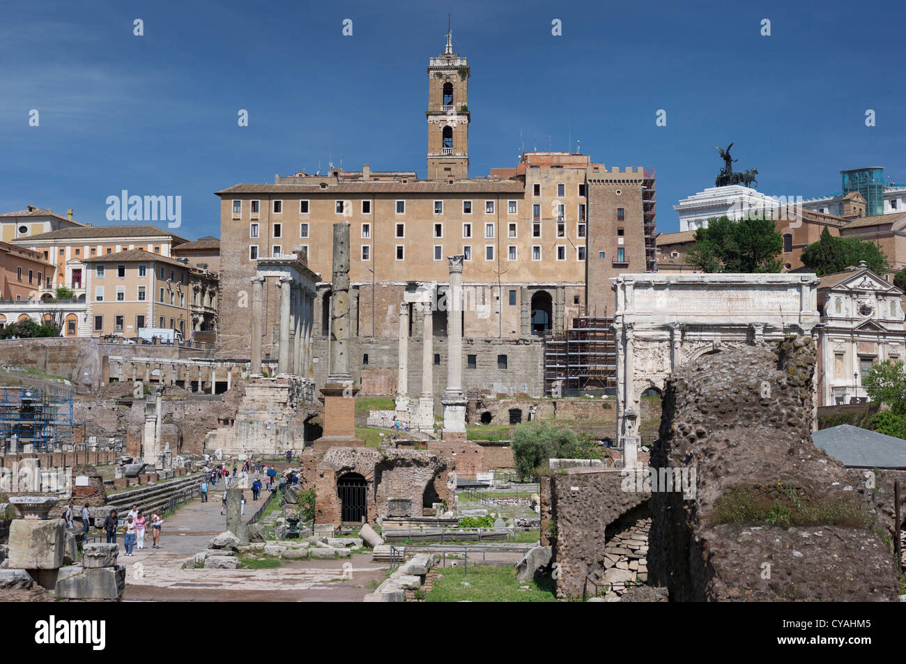 OLD FORUM ROME ITALY Stock Photo - Alamy
