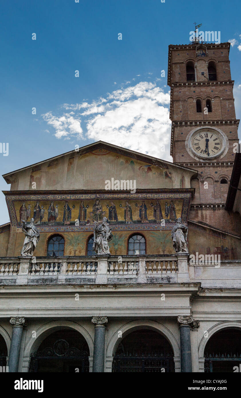 SANTA MARIA TRASTEVERE ROME ITALY Stock Photo - Alamy
