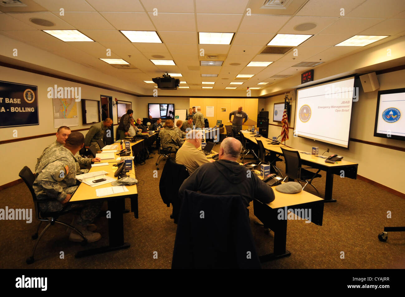 Hurricane emergency operations center hi-res stock photography and ...