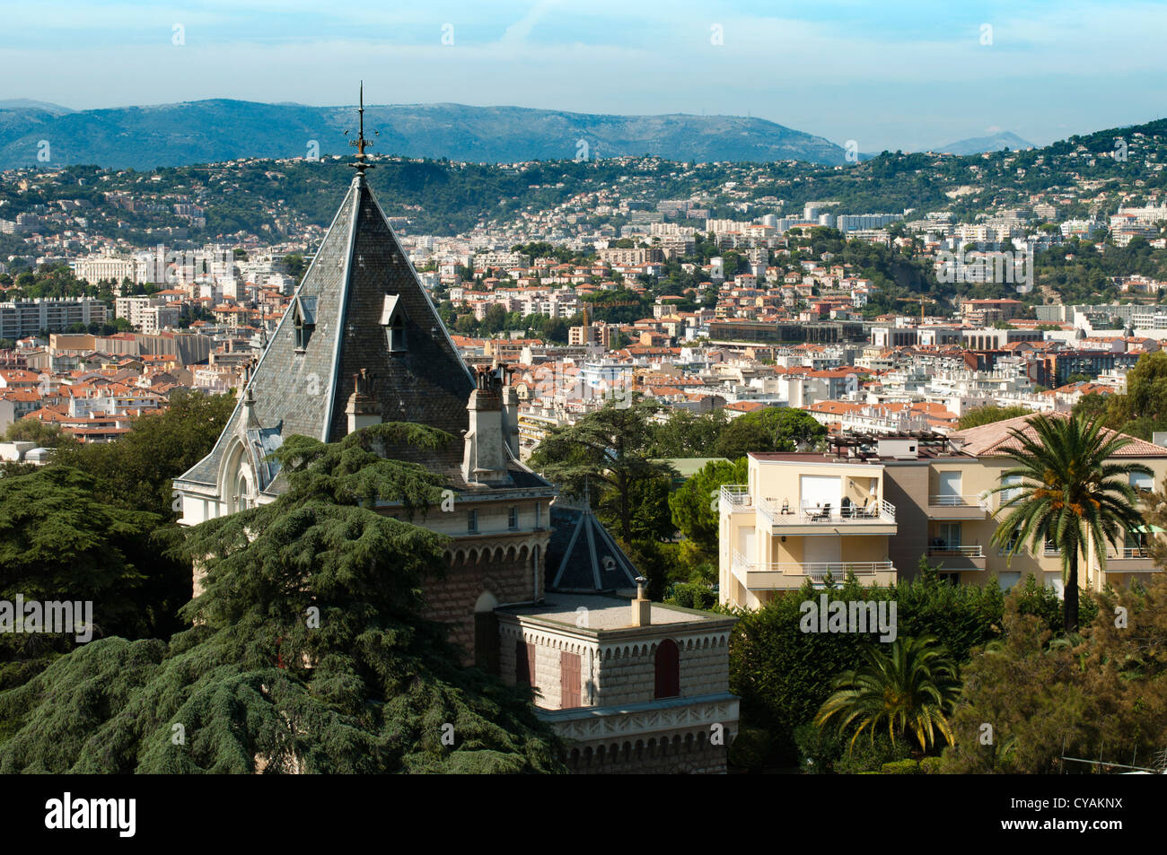 Panorama of Nice Stock Photo - Alamy