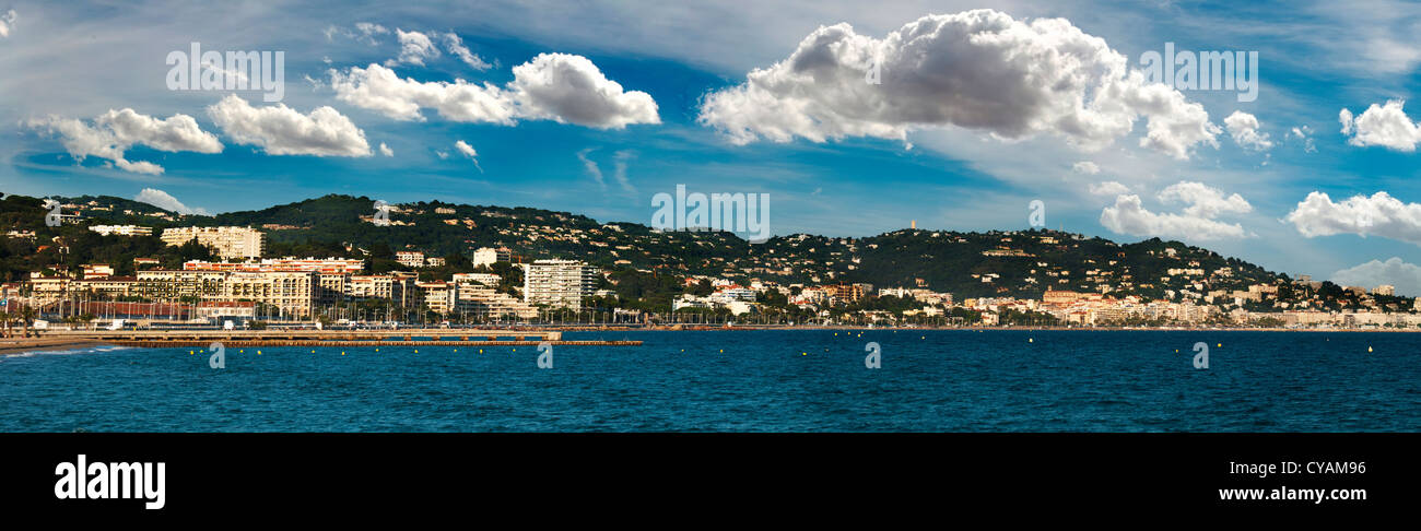 French riviera panorama view Stock Photo - Alamy