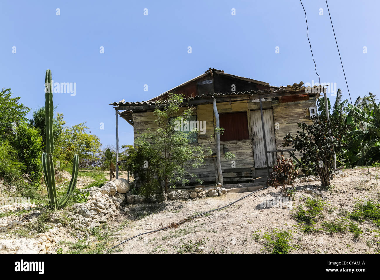 A primitive structure on Granma Island Cuba Stock Photo - Alamy