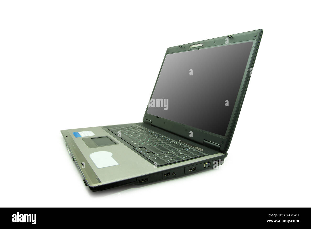 Notebook personal computer on white background Stock Photo - Alamy