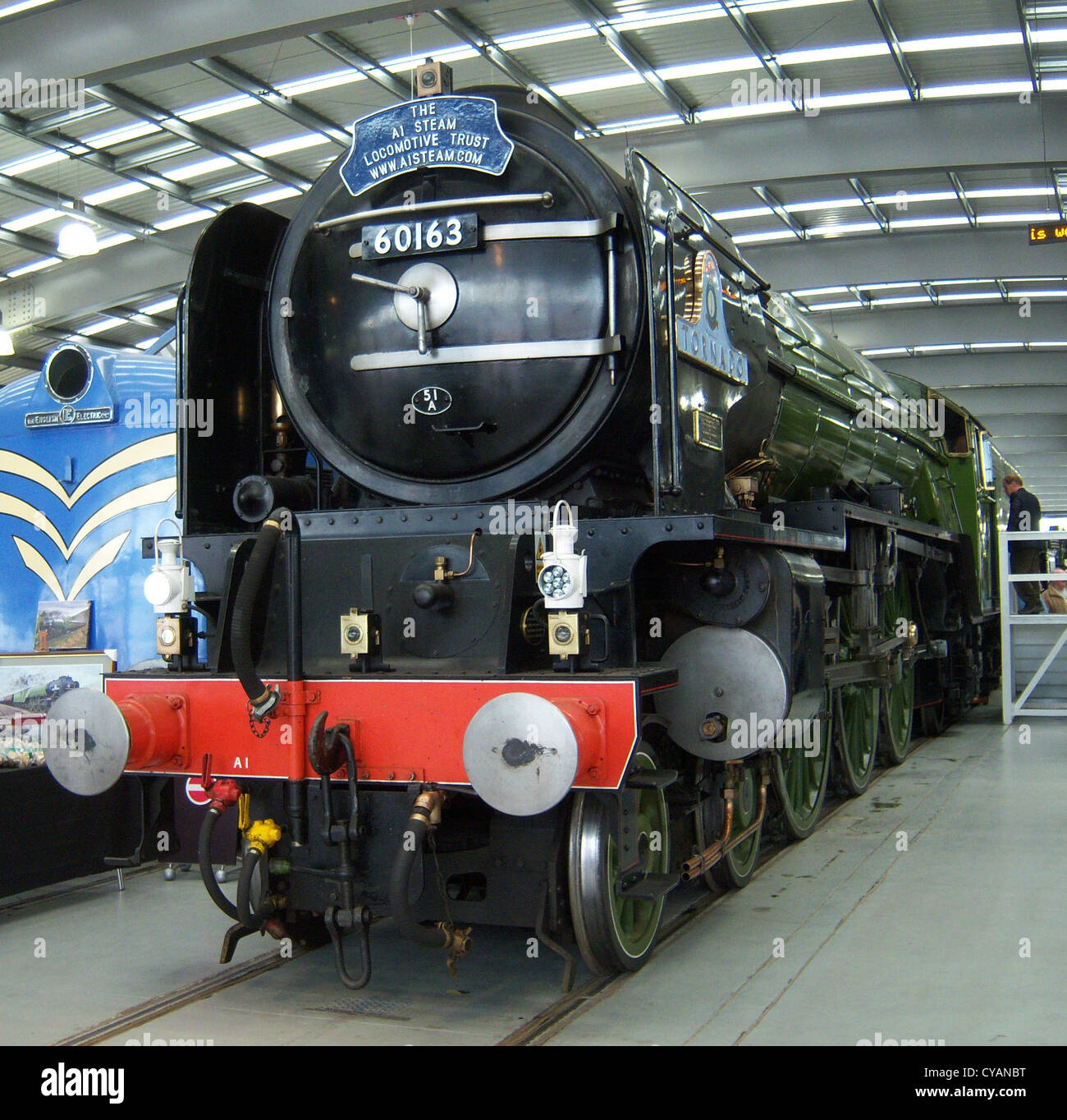 Steam locomotive 60163 Tornado at Locomotion railway museum in Shildon ...
