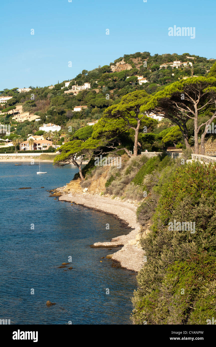 French riviera view from high Stock Photo - Alamy