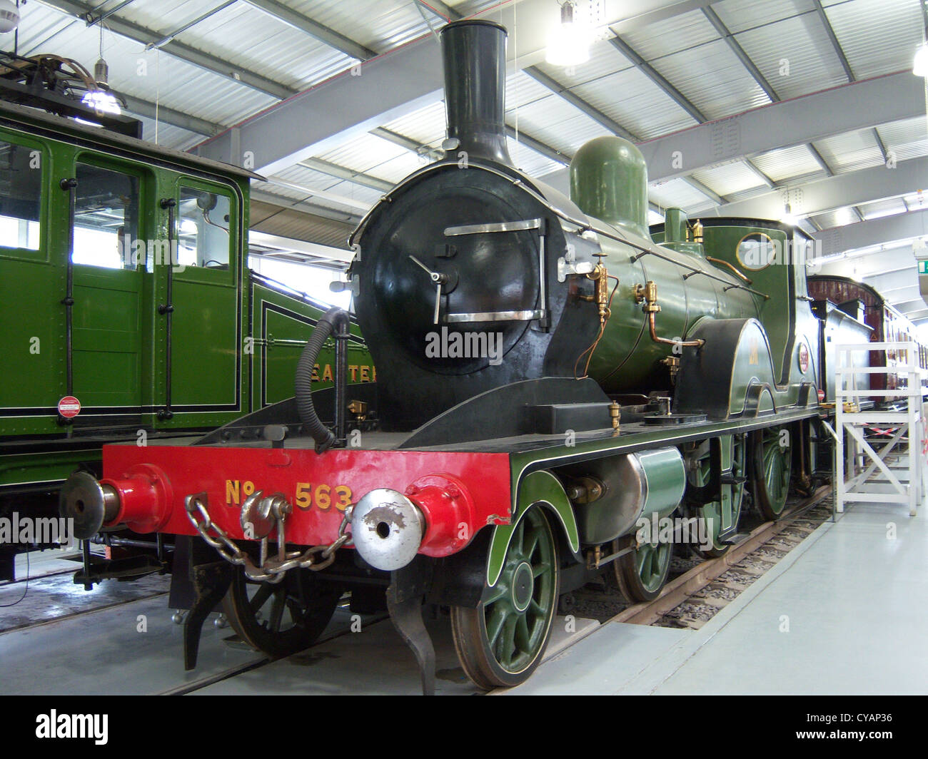 The Locomotion Railway Museum in Shildon, County Durham, UK, showcases ...