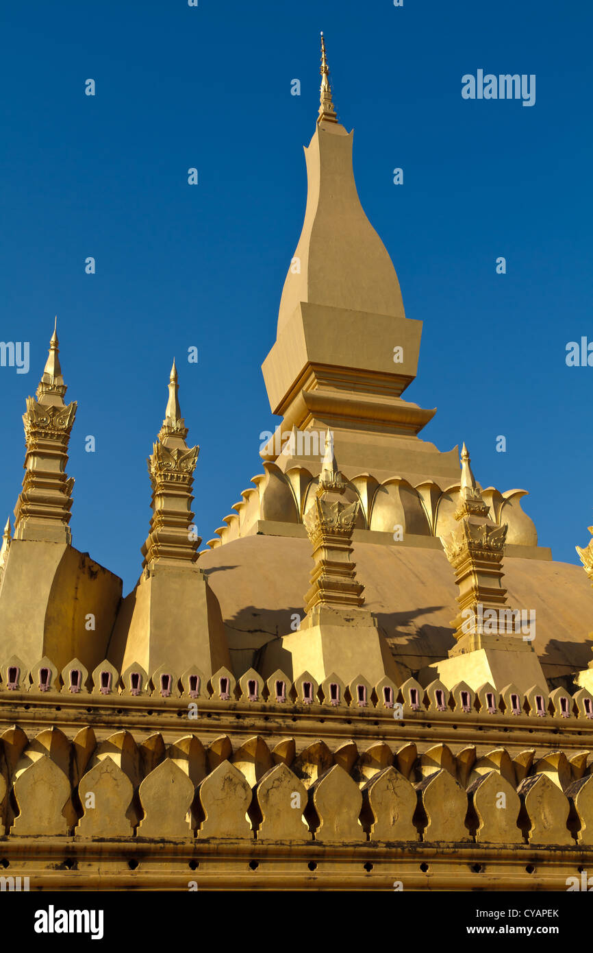The Temple That Luang in Vientiane, Laos Stock Photo - Alamy