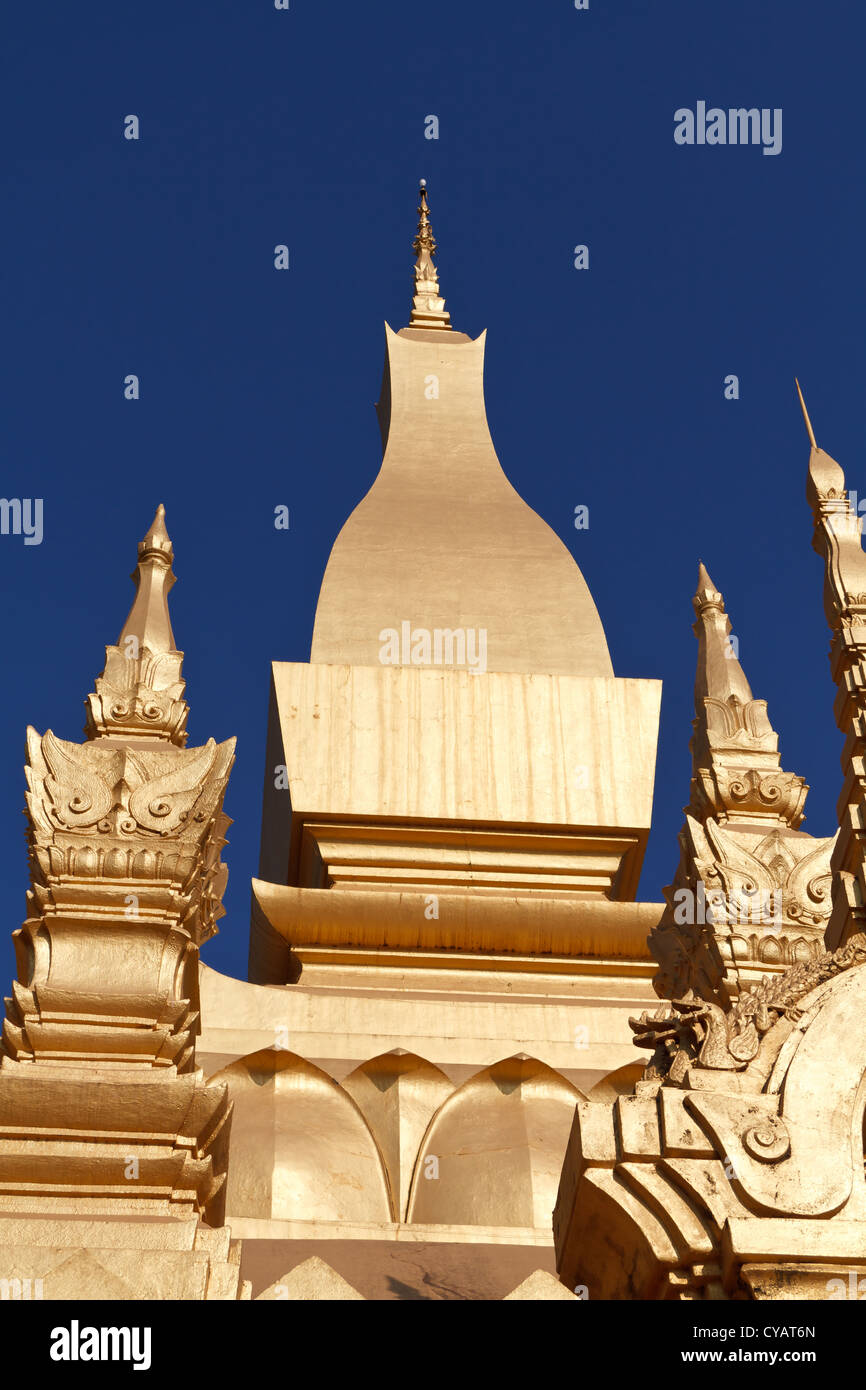 The Temple That Luang in Vientiane, Laos Stock Photo - Alamy