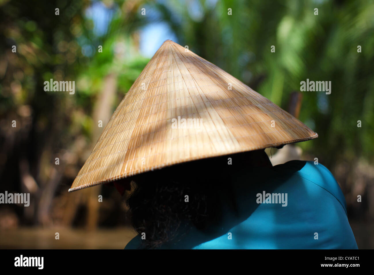 Wearing a traditional vietnamese conical hat hi-res stock photography and images - Alamy