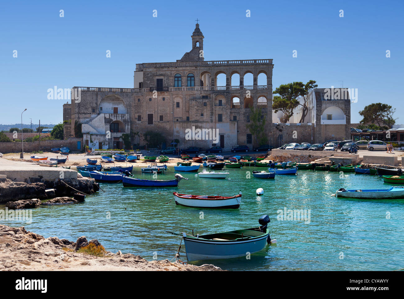St. Vito Abbey near Polignano a Mare (Apulia,Italy Stock Photo - Alamy