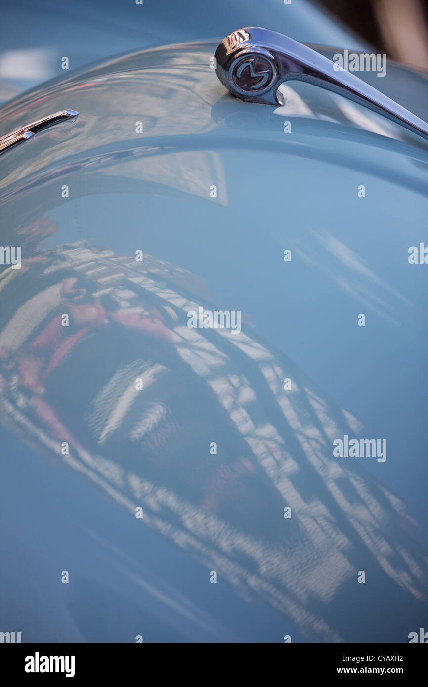 Morris Minor display at Lincoln Castle, Lincolnshire, England. UK Stock ...