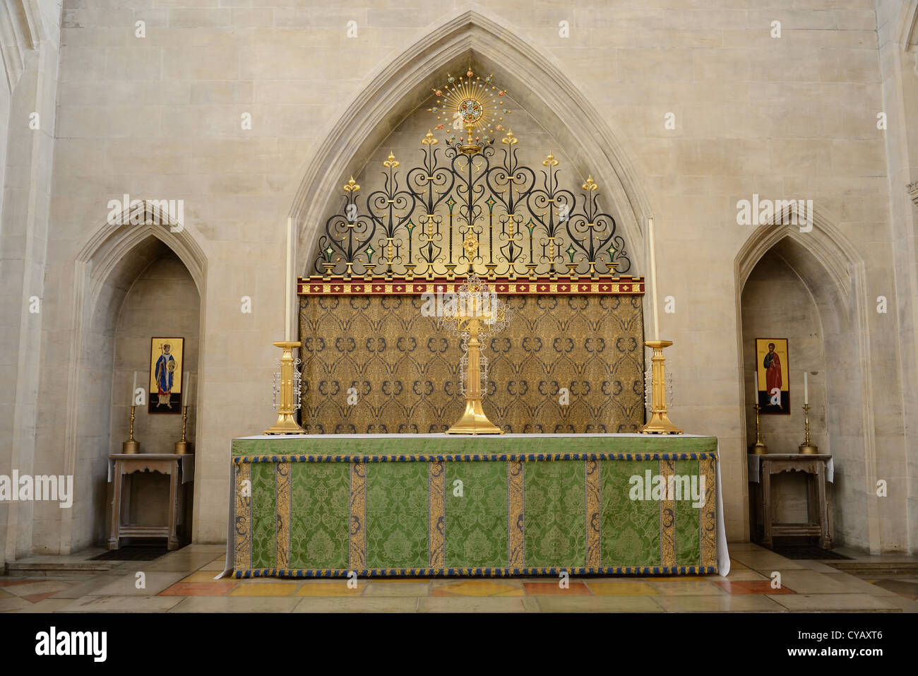 Side altar in St Edmundsbury cathedral Stock Photo - Alamy