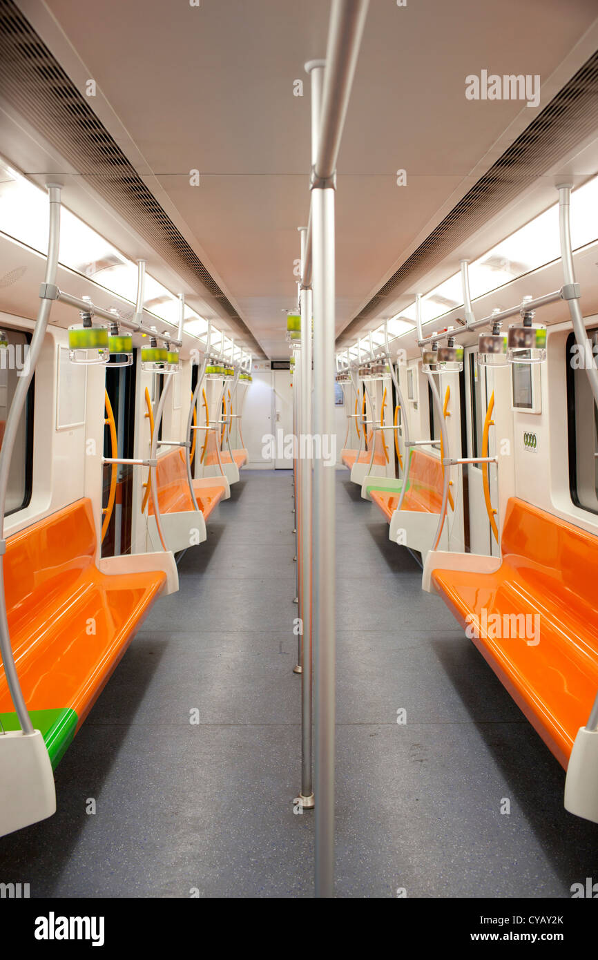 shanghai subway interior view,China Stock Photo - Alamy