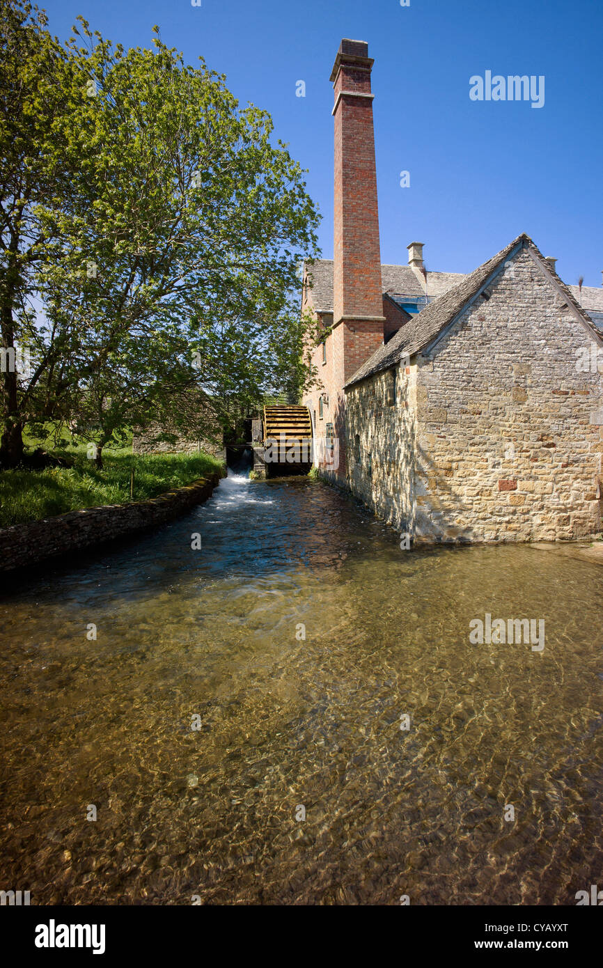 lower slaughter village cotswolds gloucestershire england uk Stock ...
