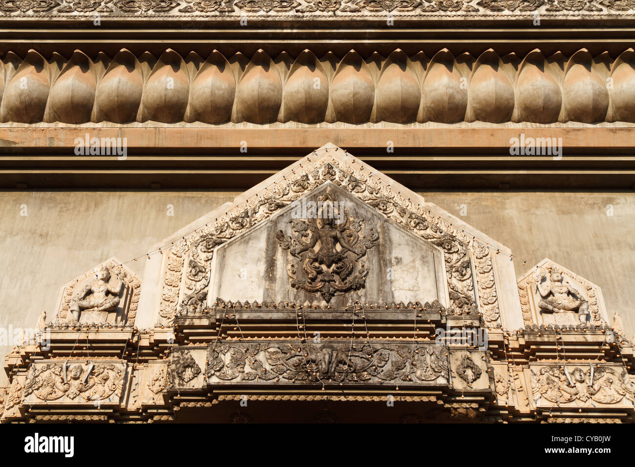 Part of the Arch of Triumph Patu Xay in Vientiane, Laos Stock Photo - Alamy