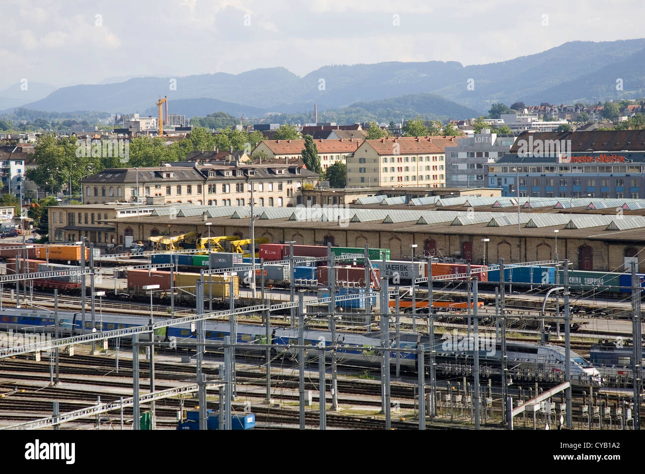 Switzerland train zurich hi-res stock photography and images - Alamy