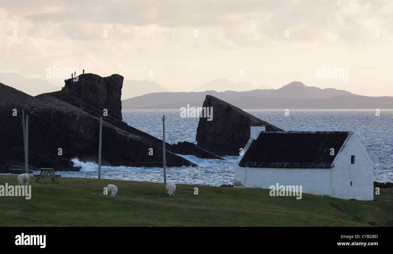 Split rock of clachtoll hi-res stock photography and images - Alamy