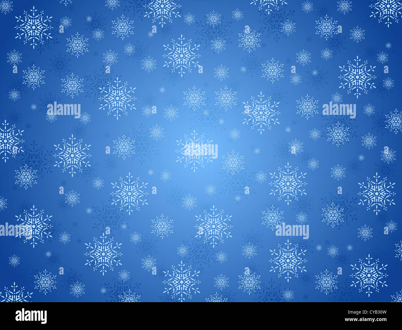 Blue christmas snowflakes background. Vector illustration Stock Photo ...