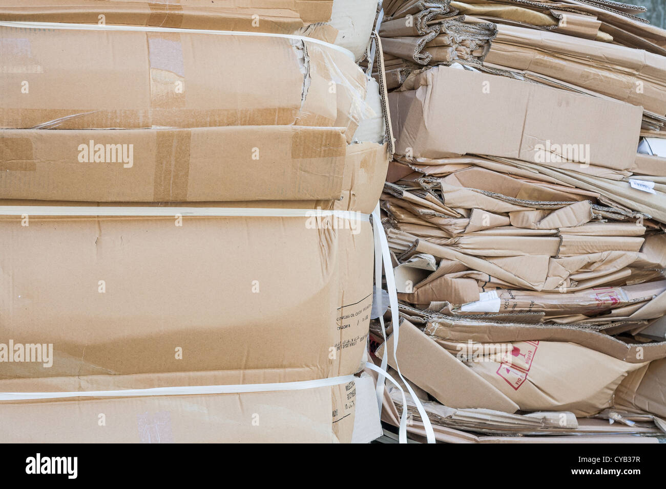 Cardboard recycling hi-res stock photography and images - Alamy