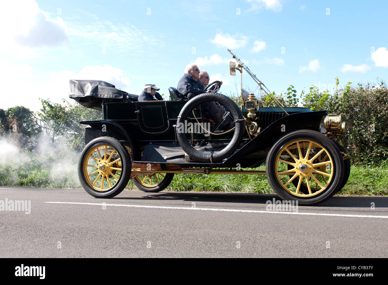 Stanley Steamer veteran car Stock Photo - Alamy