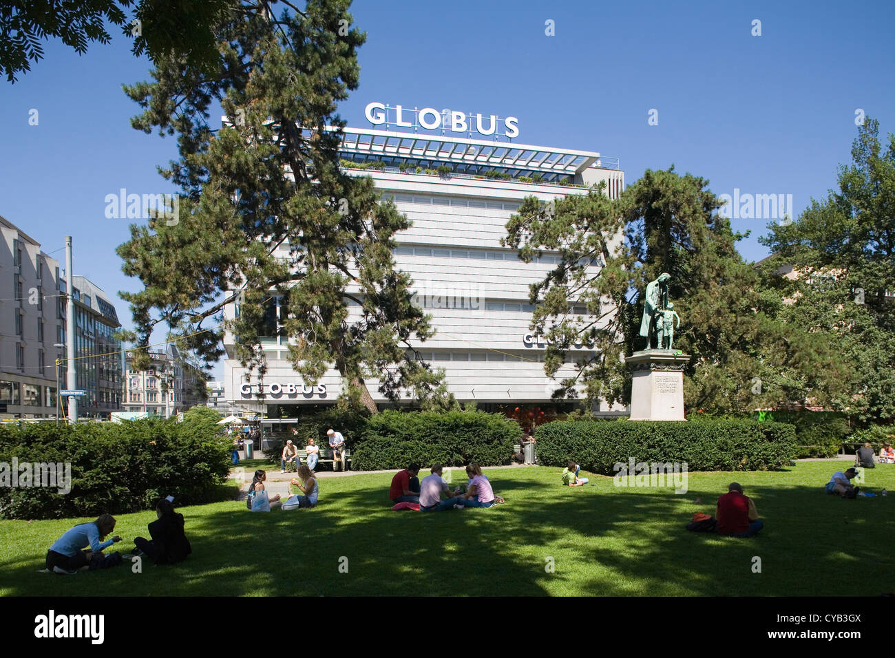 europe, switzerland, zurich, globus commercial center Stock Photo - Alamy