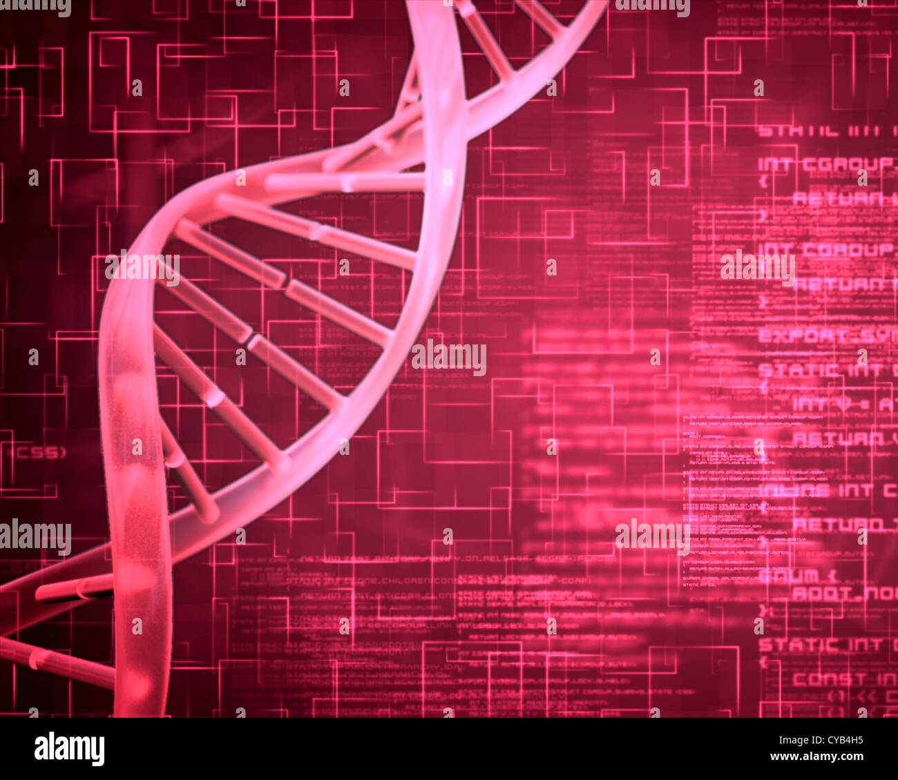 Pink DNA Helix background squares Stock Photo - Alamy