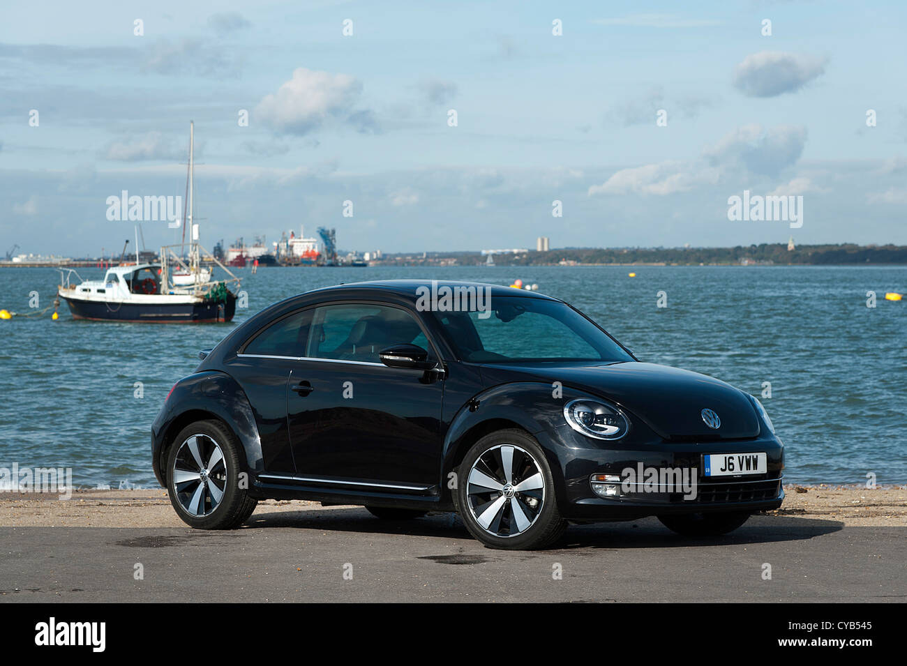 Black vw beetle hi-res stock photography and images - Alamy