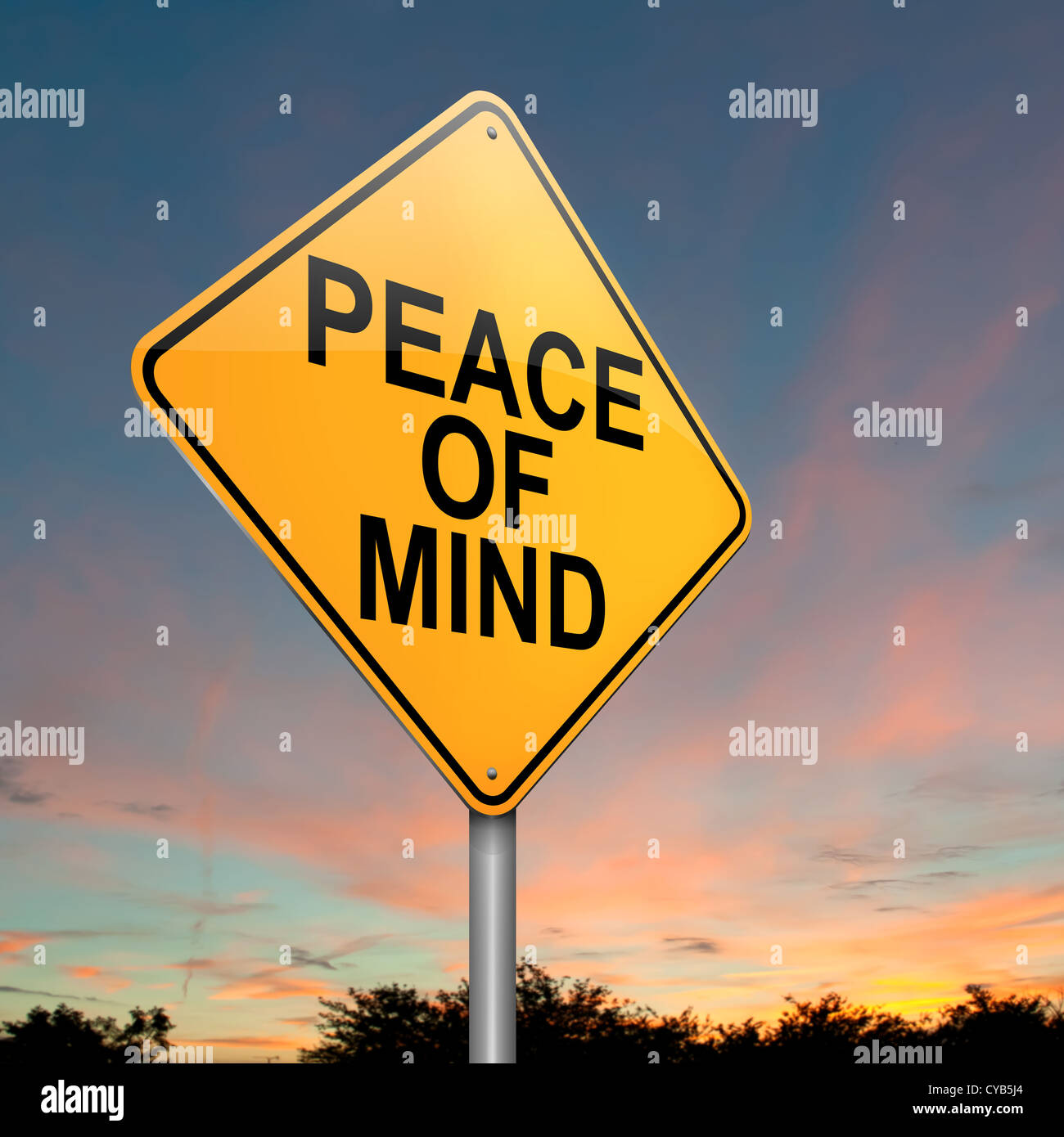 Peace of mind Stock Photo - Alamy