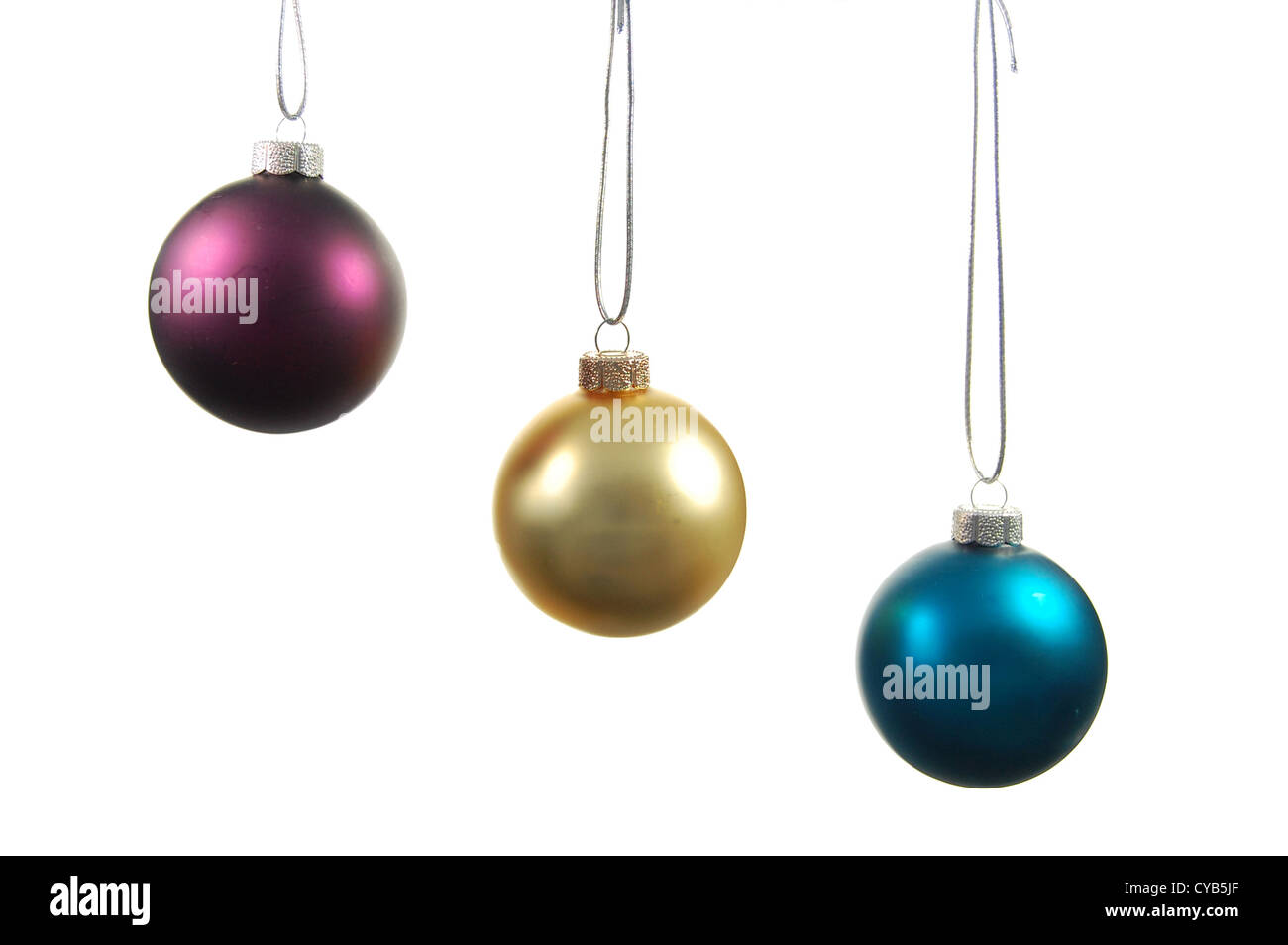 Blue and gold baubles hi-res stock photography and images - Alamy