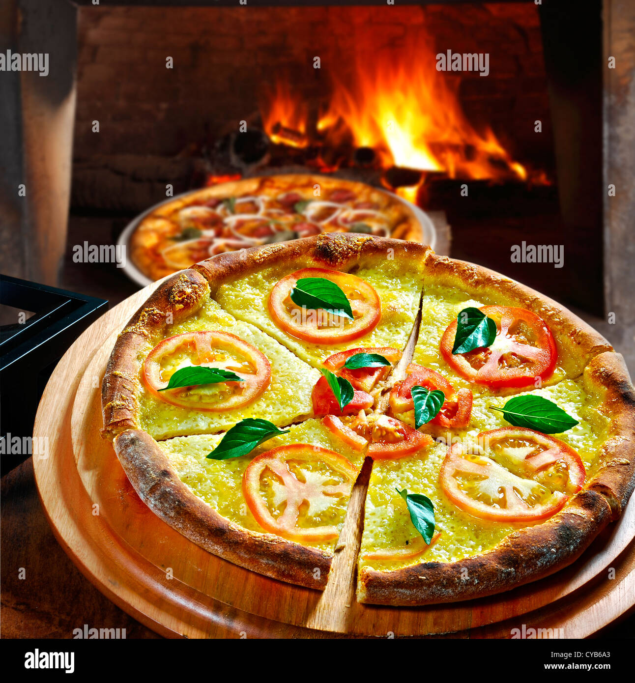 Calzone pizza open hi-res stock photography and images - Alamy