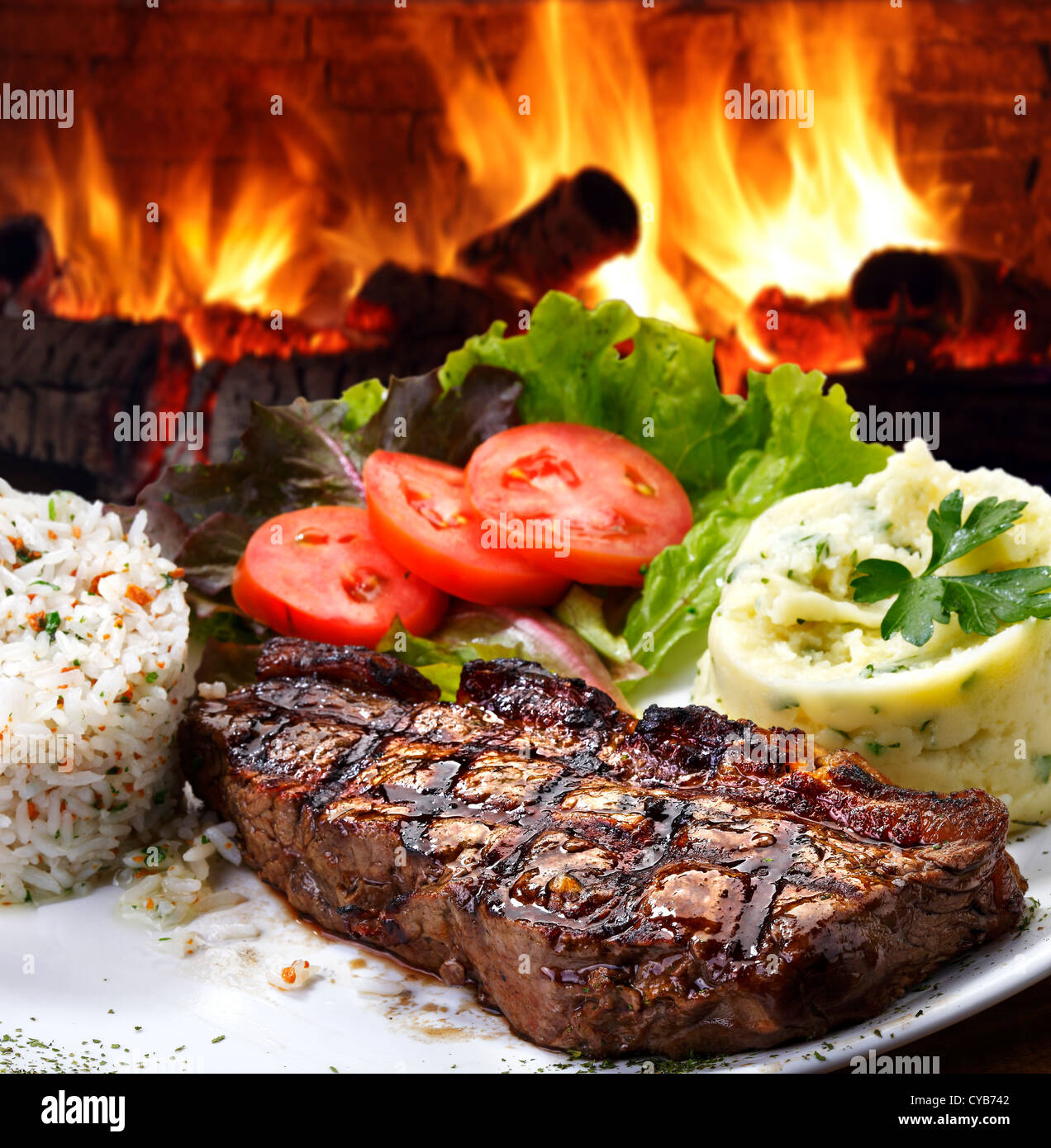 Roast Beef BBQ Stock Photo - Alamy